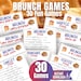 Brunch Party Game Bundle, Pancakes and Pajamas,teen Girl Birthday ...