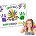 Mardi Gras Handprint Art, 4 Pack Bundle Mardi Gras Activity, Handprint ...