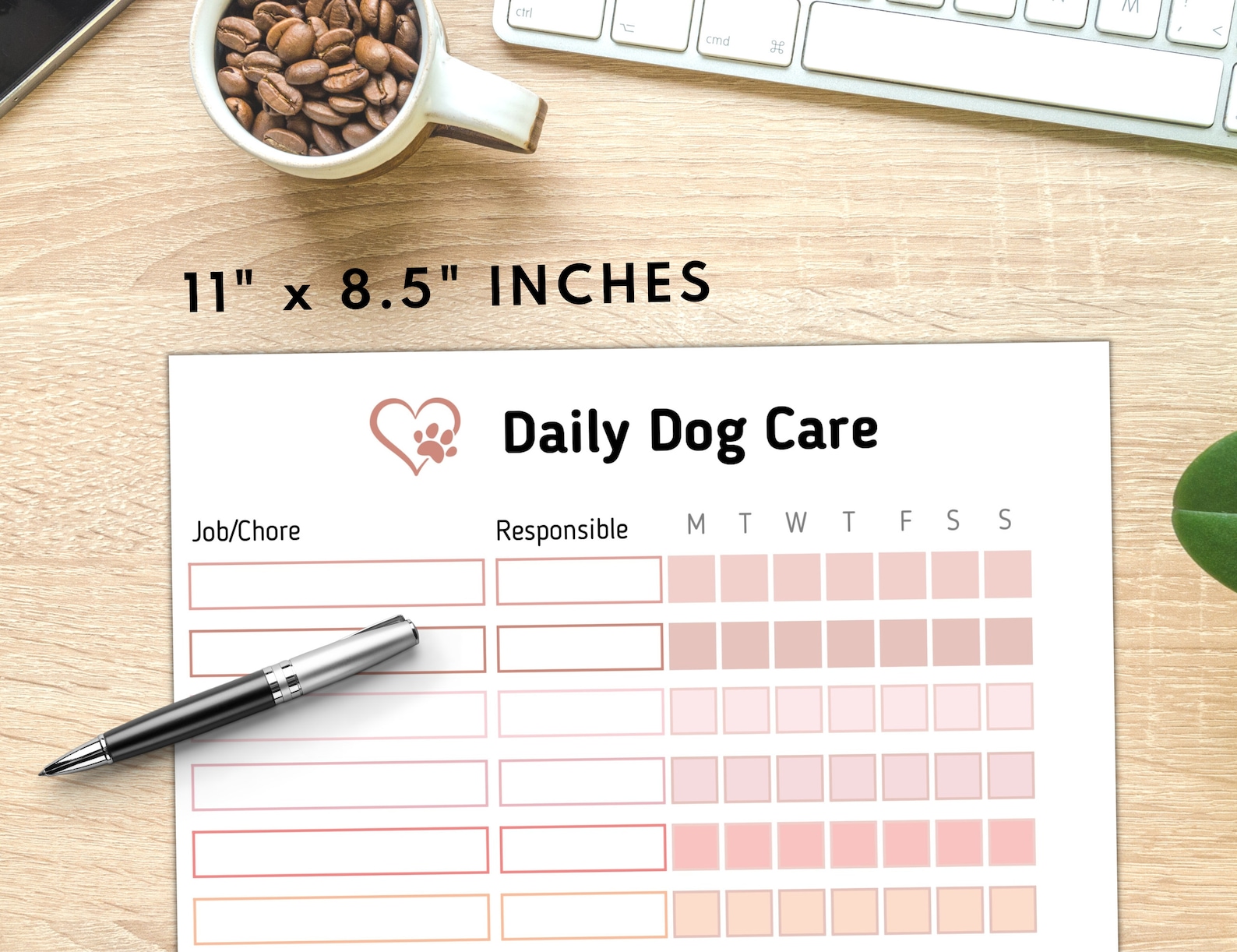 Dog Chore Chart Chore Chart for Kids Pet Responsibility - Etsy