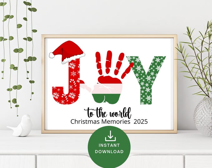 Snow Globe Handprint Footprint Craft/ Printable Activity/winter Art ...