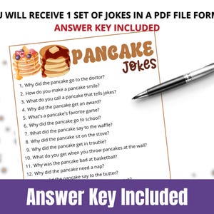 Pancake Jokes for Kids, Pancakes and Pajamas, Pancake Day Games,shrove ...