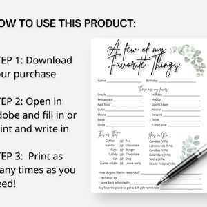 Coworker Questions Printable, All About Me Employee Questionnaire ...