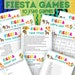 Fiesta Trivia Game Bundle, 10 Mexican Taco Fiesta Games, Quinceañera ...