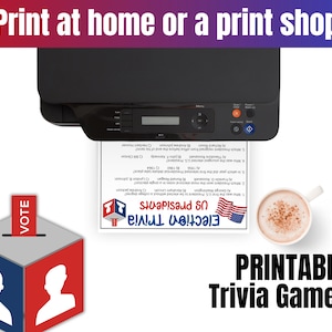 Election Trivia Game Bundle, Presidential Electoral College Game,us ...