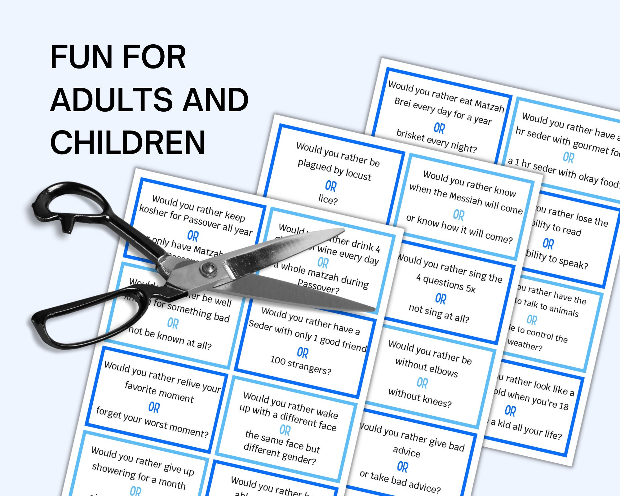 Passover Game Bundle, Jewish Games, Passover Holiday, Passover Games ...