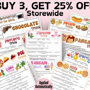 Popcorn Trivia Game, Printable Popcorn Game for Kids & Adults, Popcorn ...