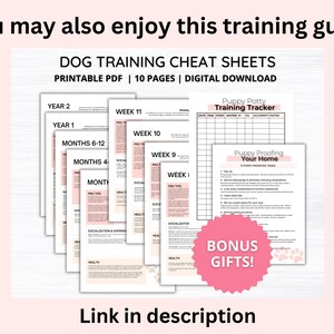Puppy Potty Training Tracker - Printable PDF D01 - Etsy
