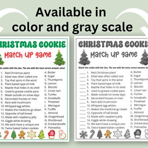 Christmas Cookie Game, Xmas Cookie Game, Christmas Cookie Exchange ...