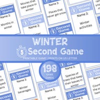 INSTANT DOWNLOAD Winter Word Scramble Game Printable - Winter Game ...