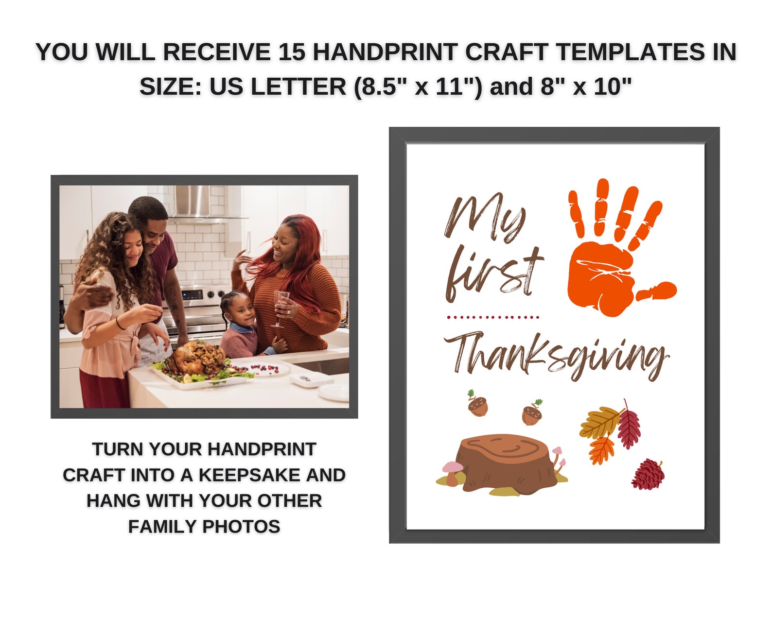 Thanksgiving Handprint Art, Fall Handprint Craft, Turkey Kid Craft ...