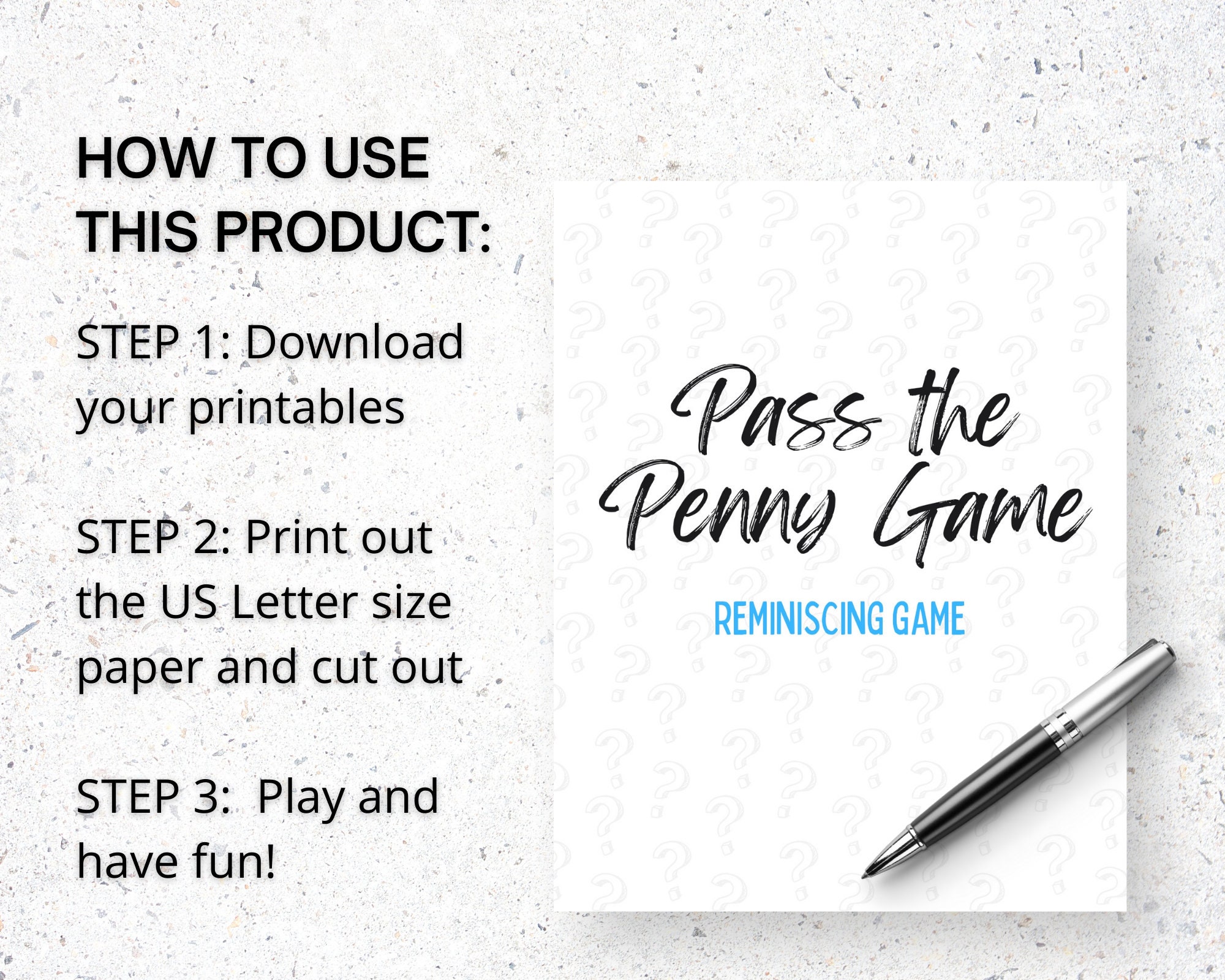 Pass the Penny Game, Elderly Game, Dementia Games, Ice Breaker Games ...