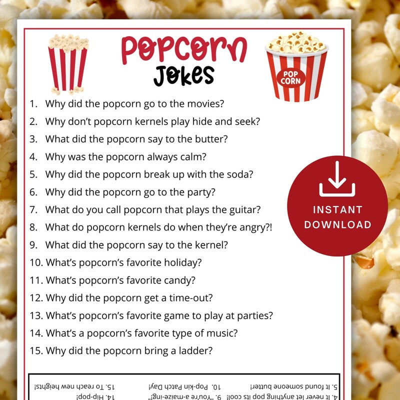 Popcorn Teacher Pun - Etsy