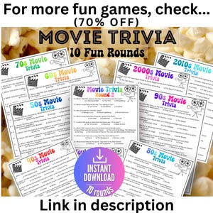 Famous Movie Quotes Trivia Game, Name That Movie, Silver Screen Quiz ...