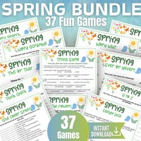 Spring Trivia Game, Printable Spring Game, Fun Spring Games, Spring ...