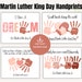 Martin Luther King Day Handprint Craft, MLK Day Handprint Art Bundle ...