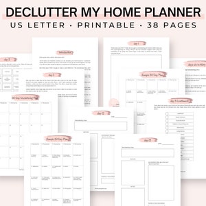 Declutter Planner, Declutter Checklist, Organize Your Life, Best ...