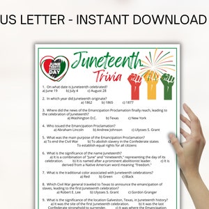 Juneteenth Trivia Game, Juneteenth Game, Classroom Activities ...