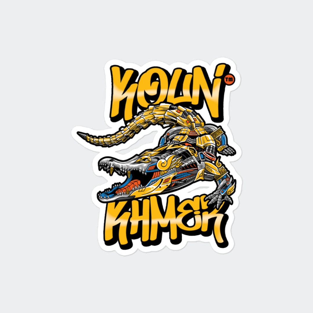 The Croc Sticker | Cambodia Sticker | Koun Khmer Symbolic Sticker ...