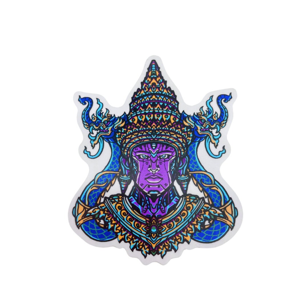 Angkor King Sticker Khmer Sticker Khmer Apsara Koun - Etsy