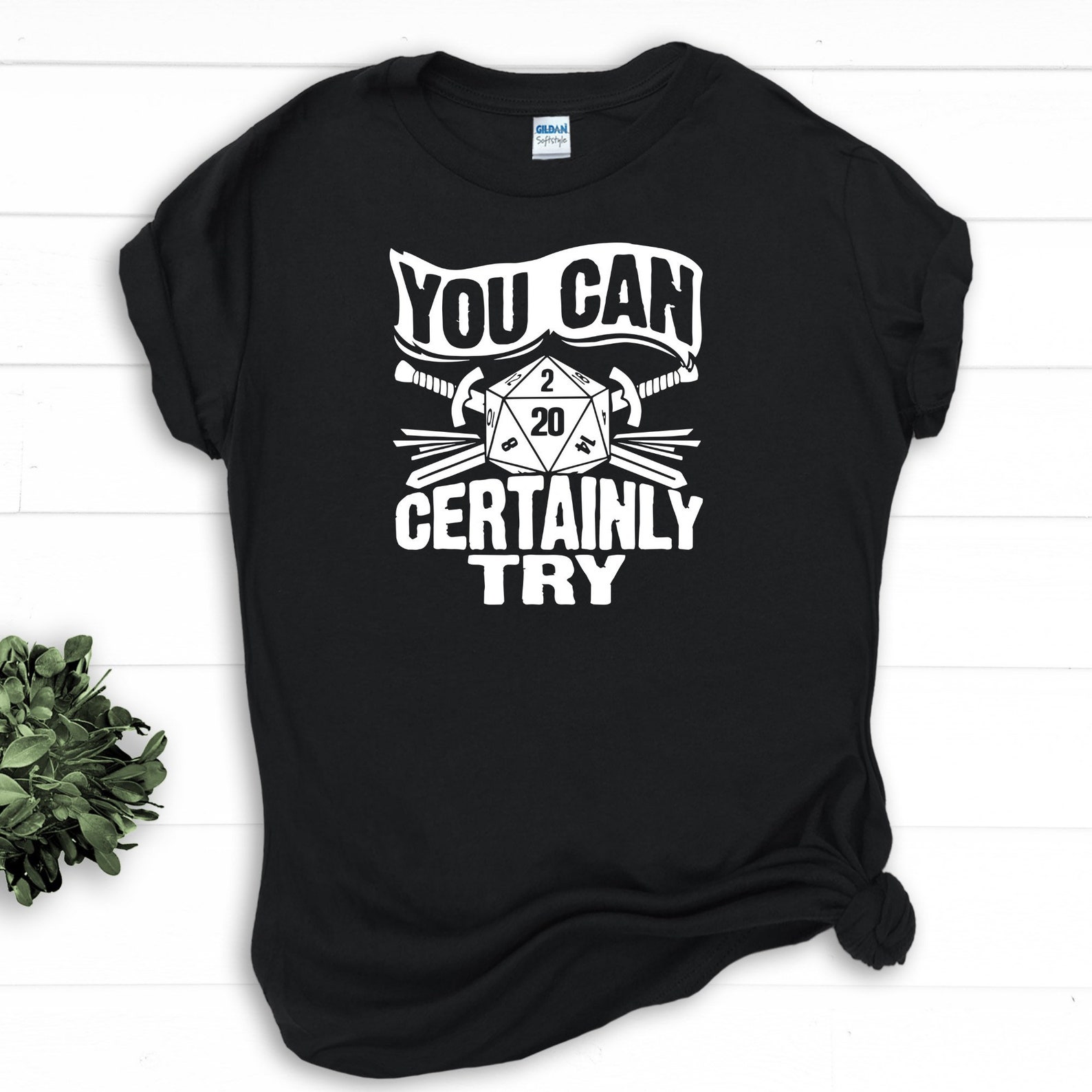 You Can Certainly Try Shirt DND Shirt DM Accessories RPG - Etsy