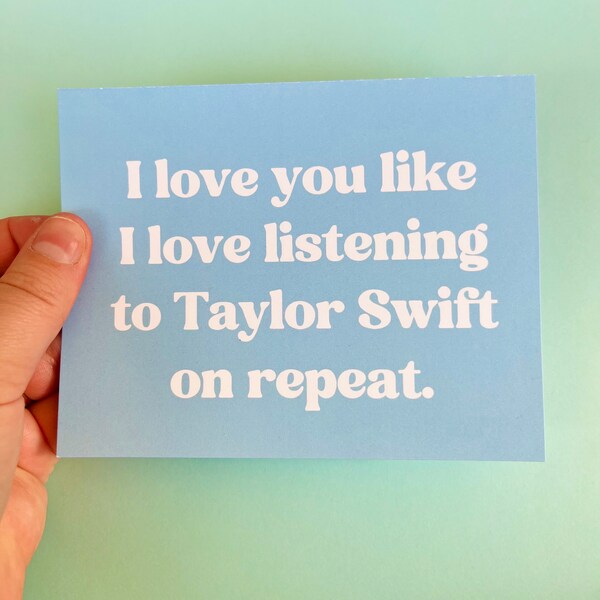 Taylor Swifts Postcard - Etsy