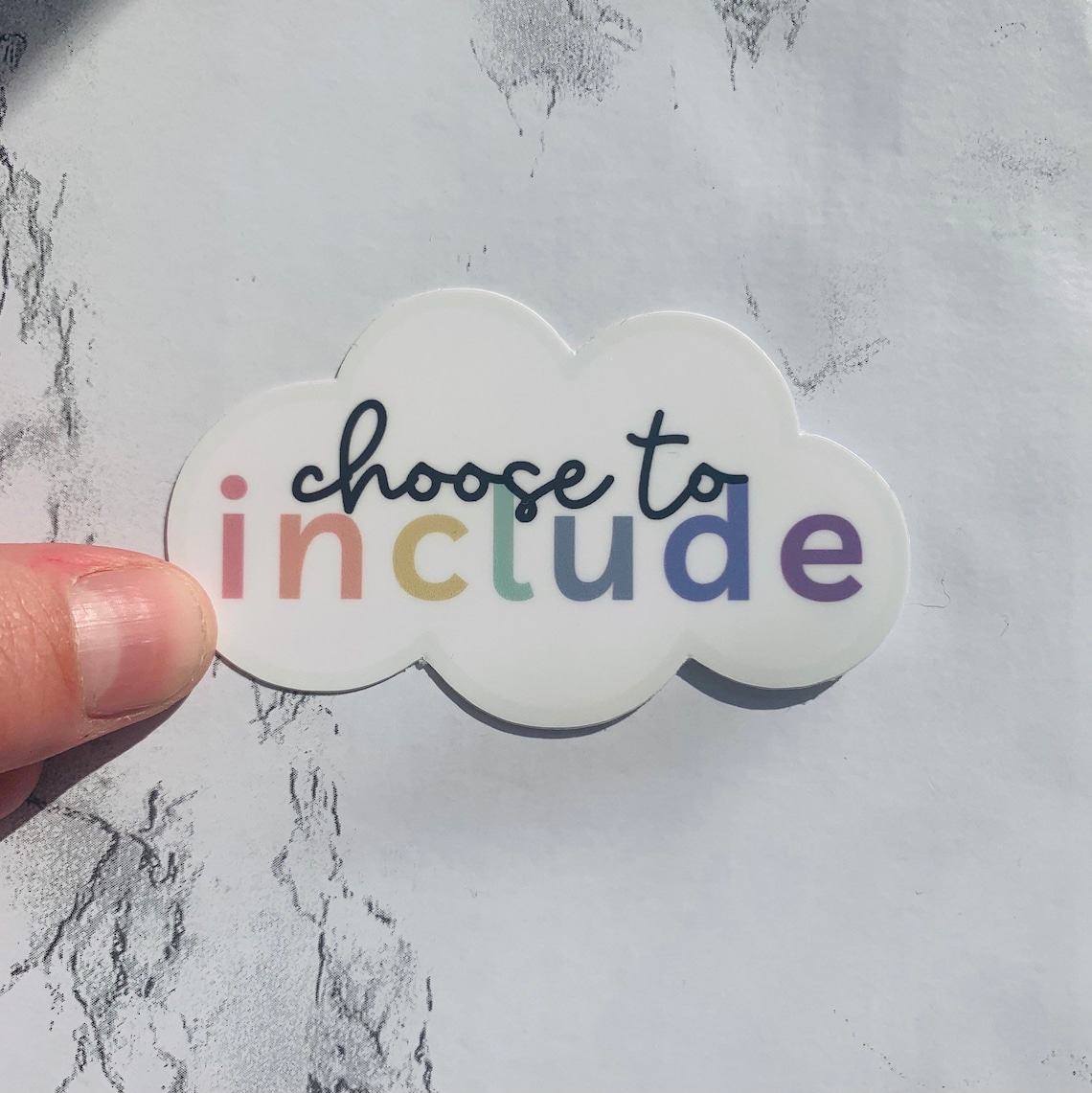 Choose To Include sticker | Etsy