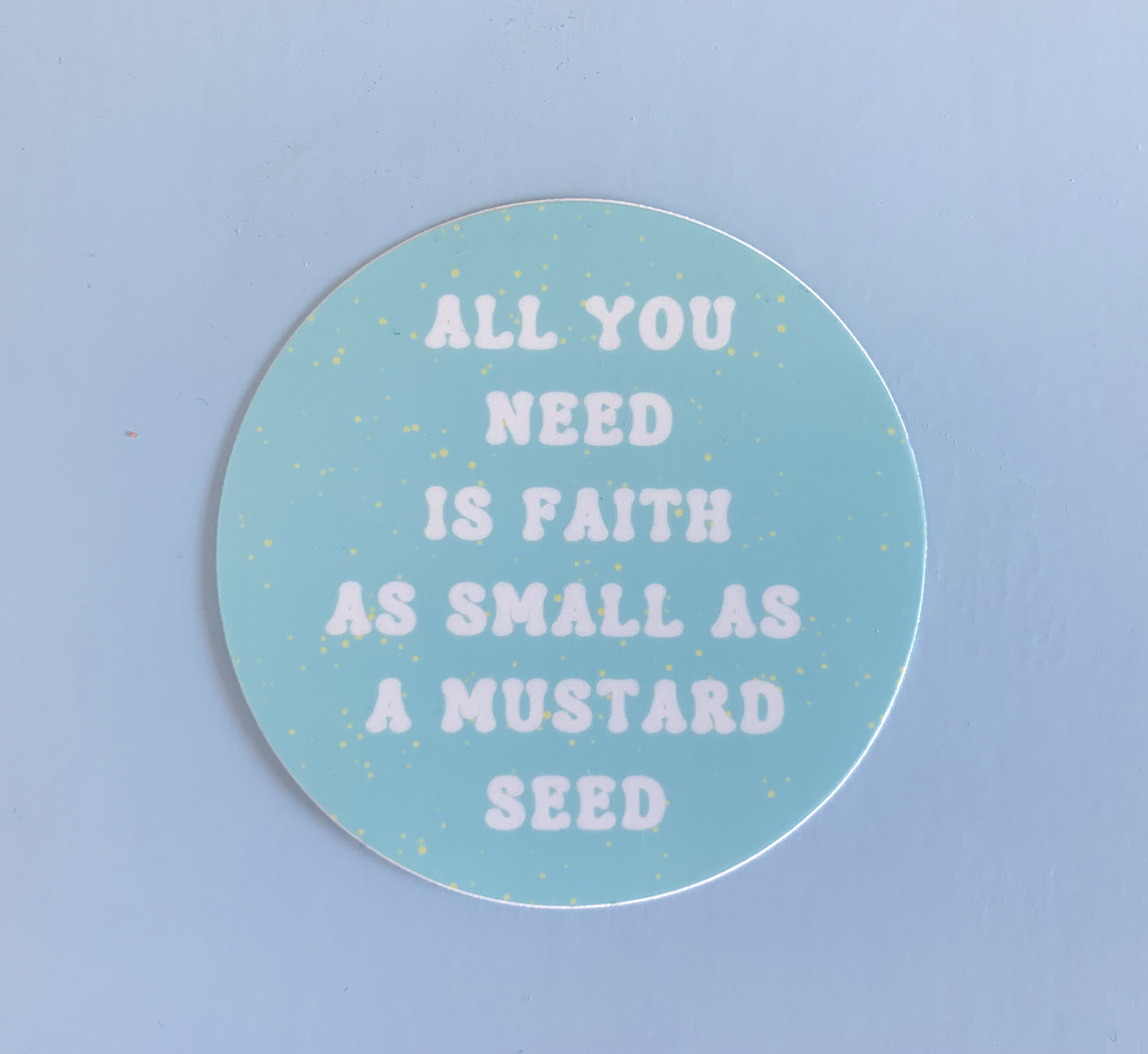 Mustard Seed Sticker - Etsy