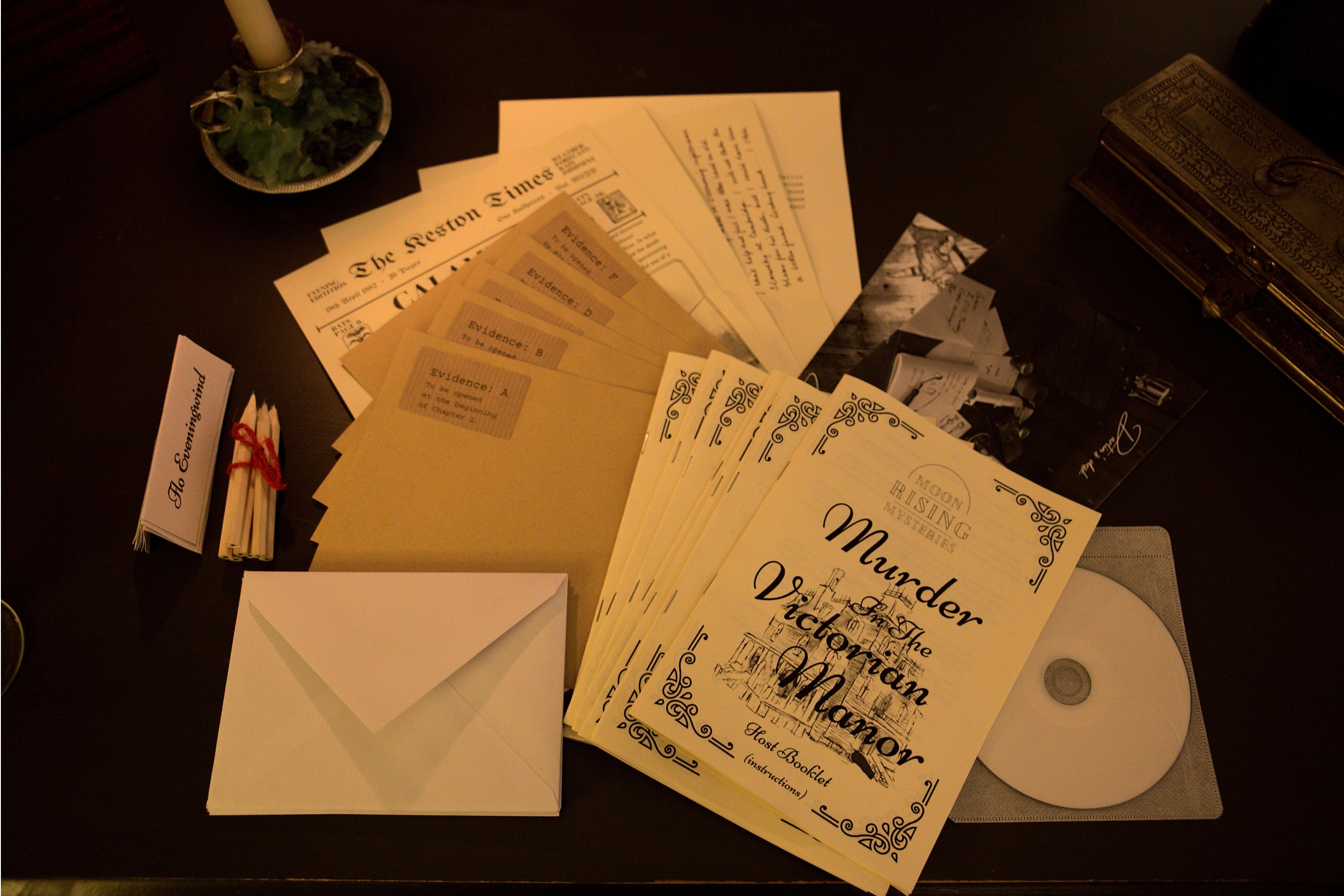 Murder Mystery in the Victorian Manor - DIGITAL PDF - Murder Mystery ...