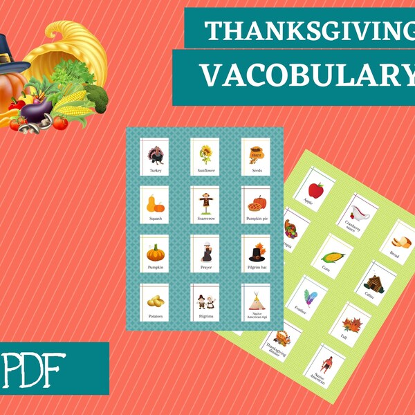 Vocabulary Cards - Etsy