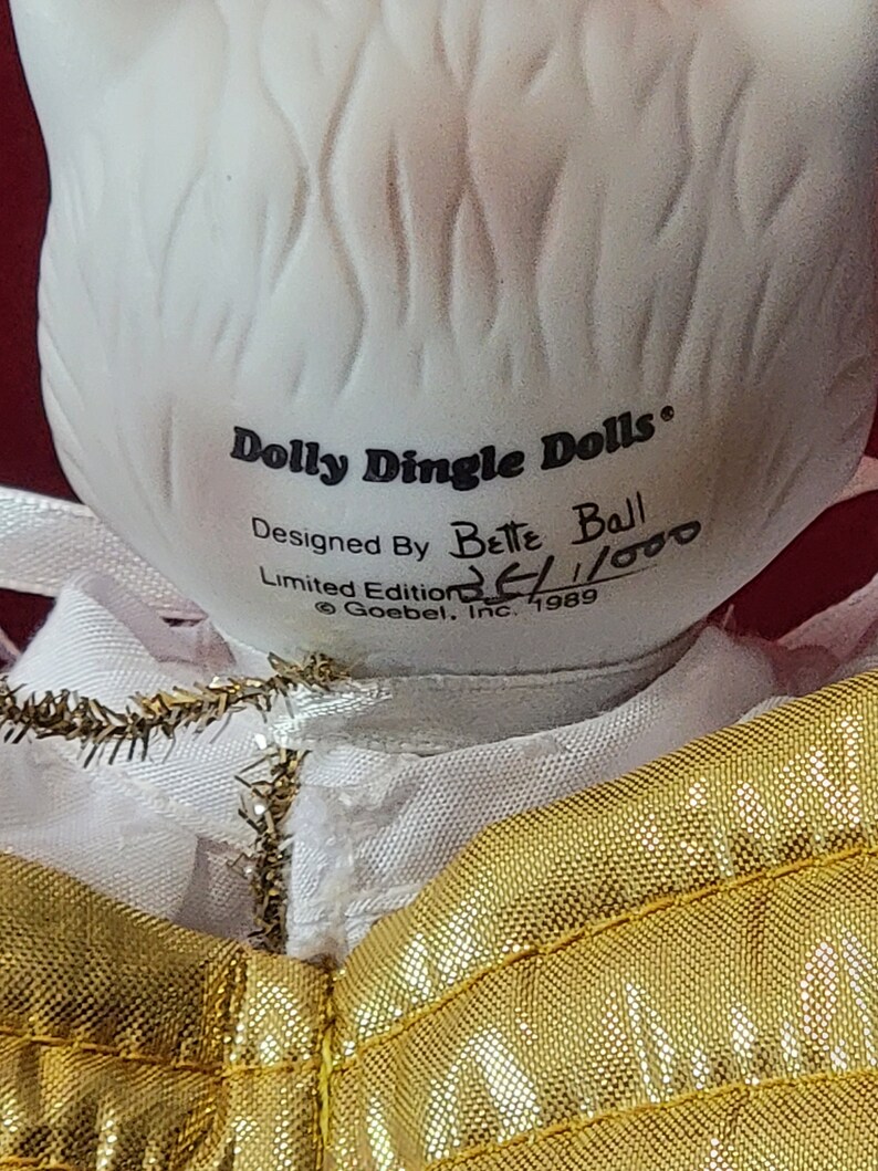 White Angel Porcelain Cat Dolly Dingle Doll by Goebel, Bette Ball ...