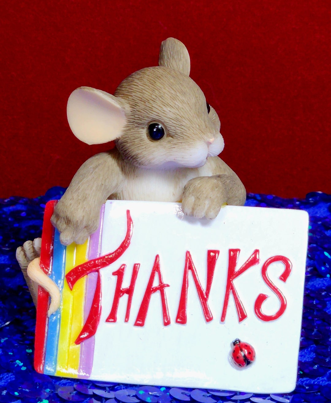 Fitz & Floyd "thanks" - Charming Tails Collection Figurine for ...