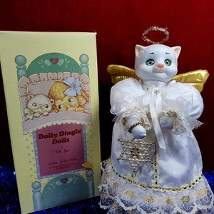 White Angel Porcelain Cat Dolly Dingle Doll by Goebel, Bette Ball ...