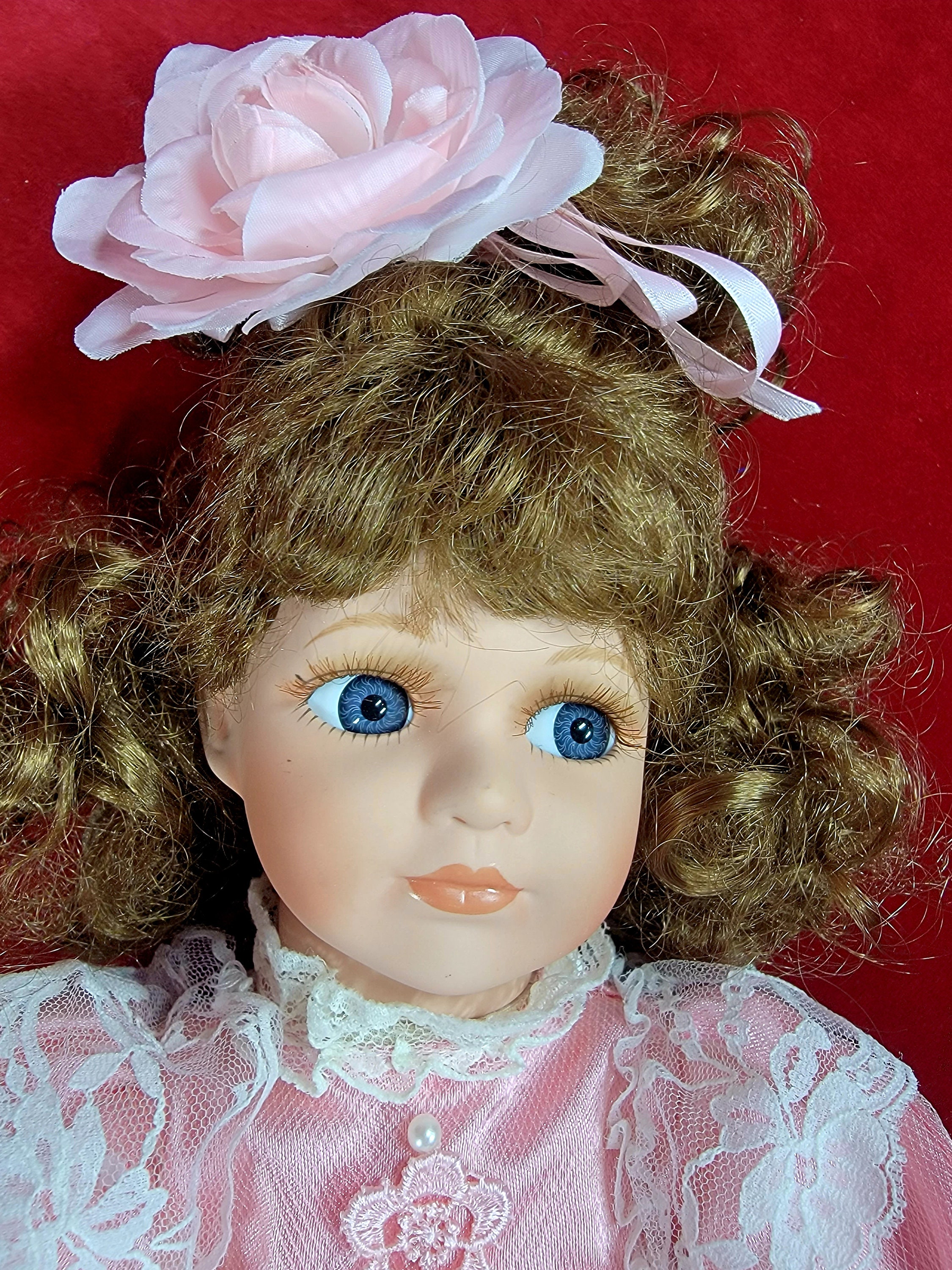 Musical Porcelain Doll in a Chair Geppeddo Plays - Etsy