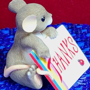 Fitz & Floyd thanks Charming Tails Collection Figurine for Thanksgiving ...