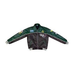 Stylish Green Retro Varsity Jacket - Streetwear - Stylish - Riders ...