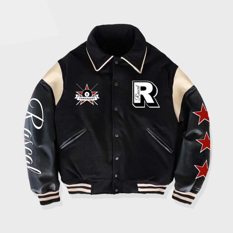 Billiard Champion Varsity Jacket - Black - Streetwear - Style - Vintage ...