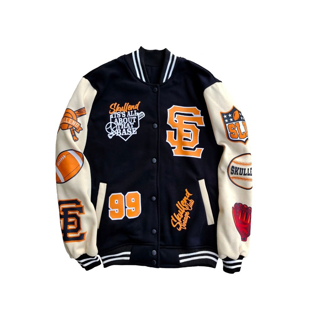 Baseball Bomber Jacket Varsity Streetwear Stylish Cool Outer Trend ...
