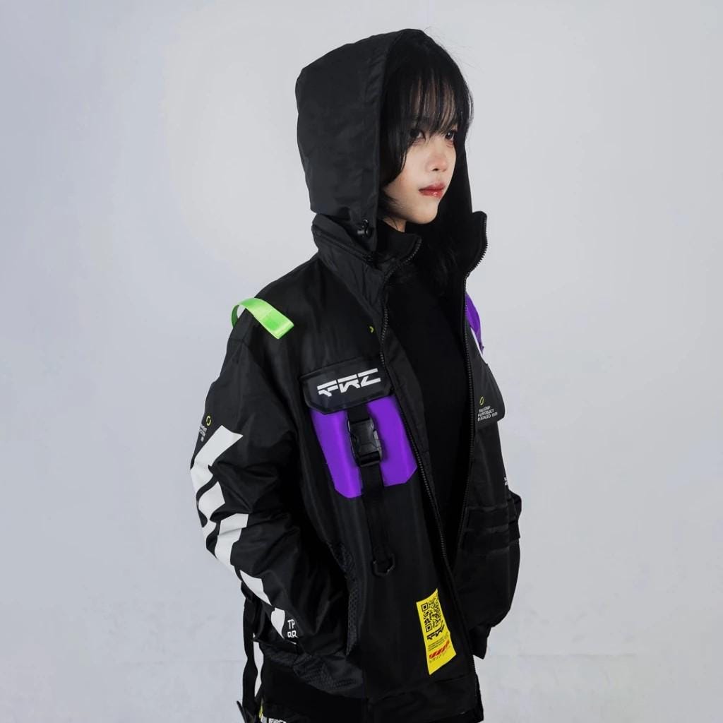 Purple Tracker Suit Robotic Style Jacket - Track Suit - Cyborg - Armor ...