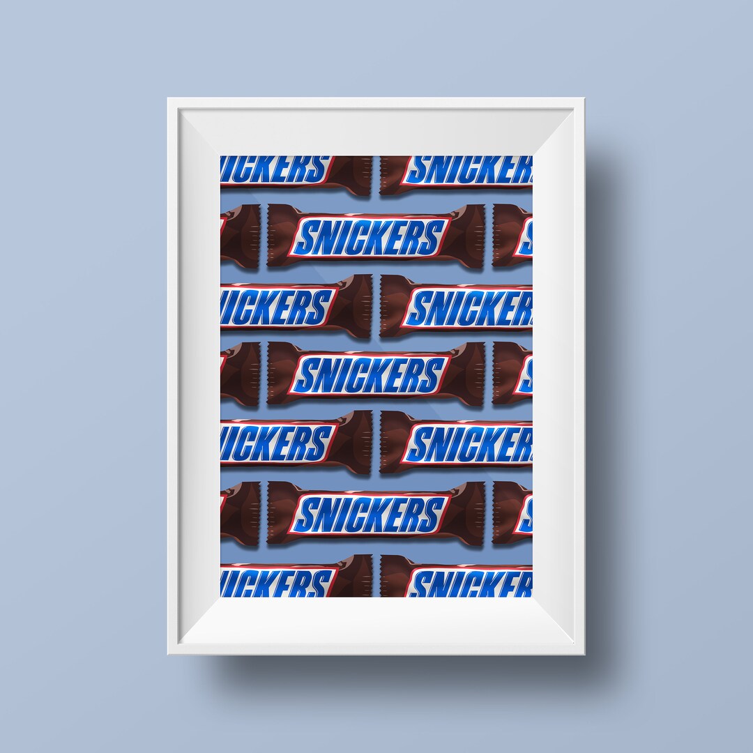 Snickers Poster Print - Etsy