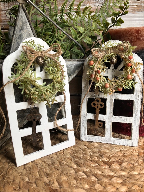 Cathedral Window Tier Tray Low Arch Vintage Inspired Tiny | Etsy