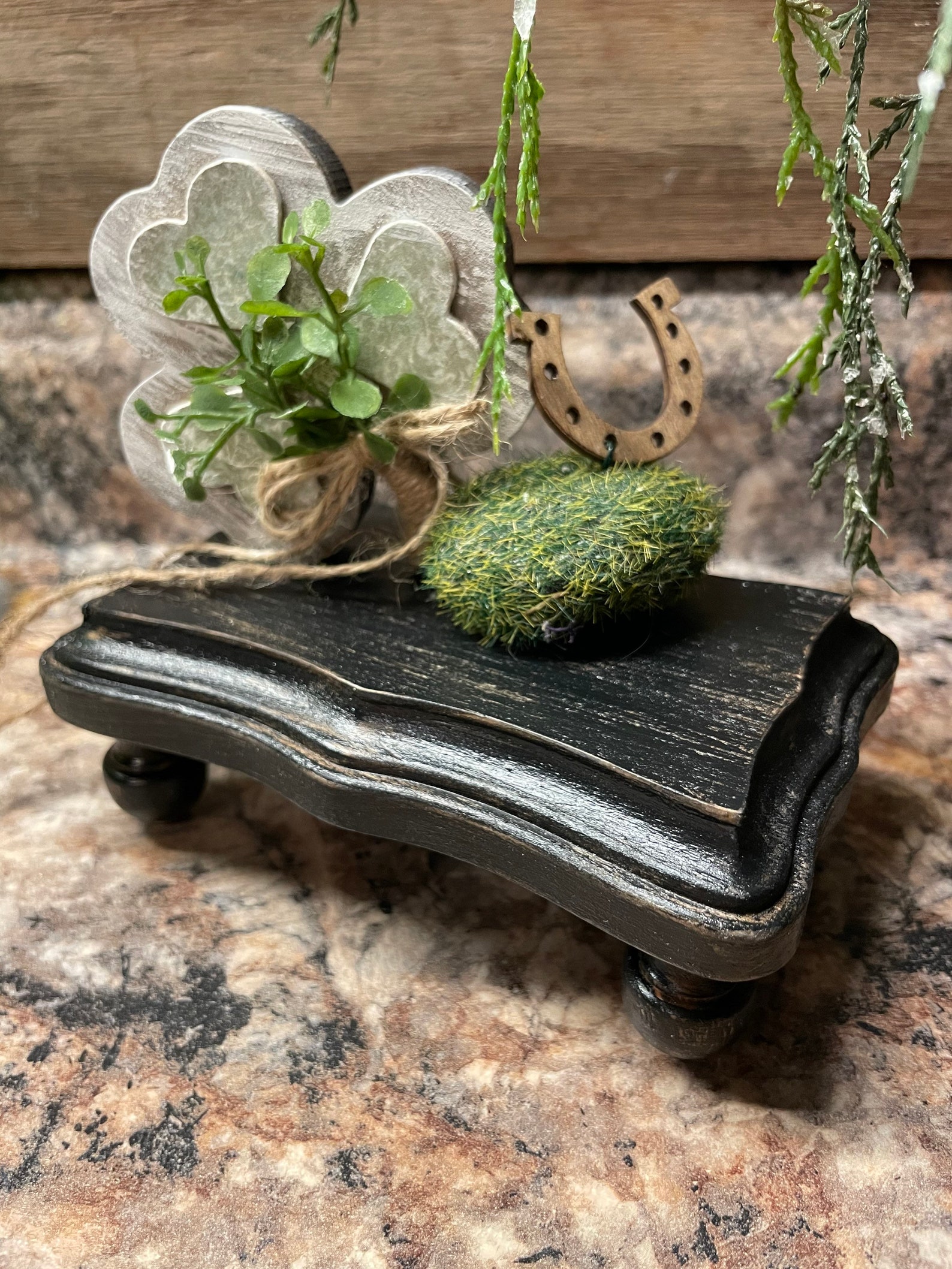 Mini Riser Distressed White Farmhouse Pedestal 5 X 3 - Etsy