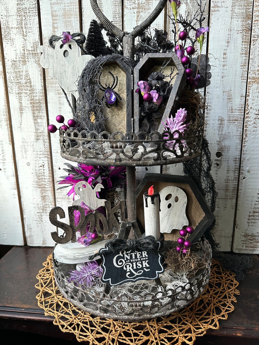 Ghost Tiered Tray Bundle, Mini Casket - Etsy