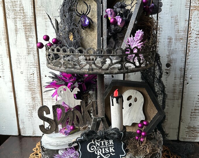 Ghost Tiered Tray Bundle, Mini Casket - Etsy
