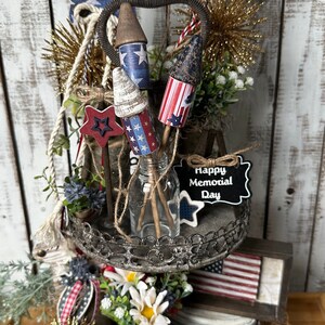 Patriotic Tiered Tray Bundle, Memorial Day, 4th of July, Fireworks ...