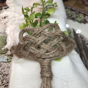 Napkin Ring Set, Celtic Knot, Set of 4, St Patrick’s Day, Rustic Decor ...