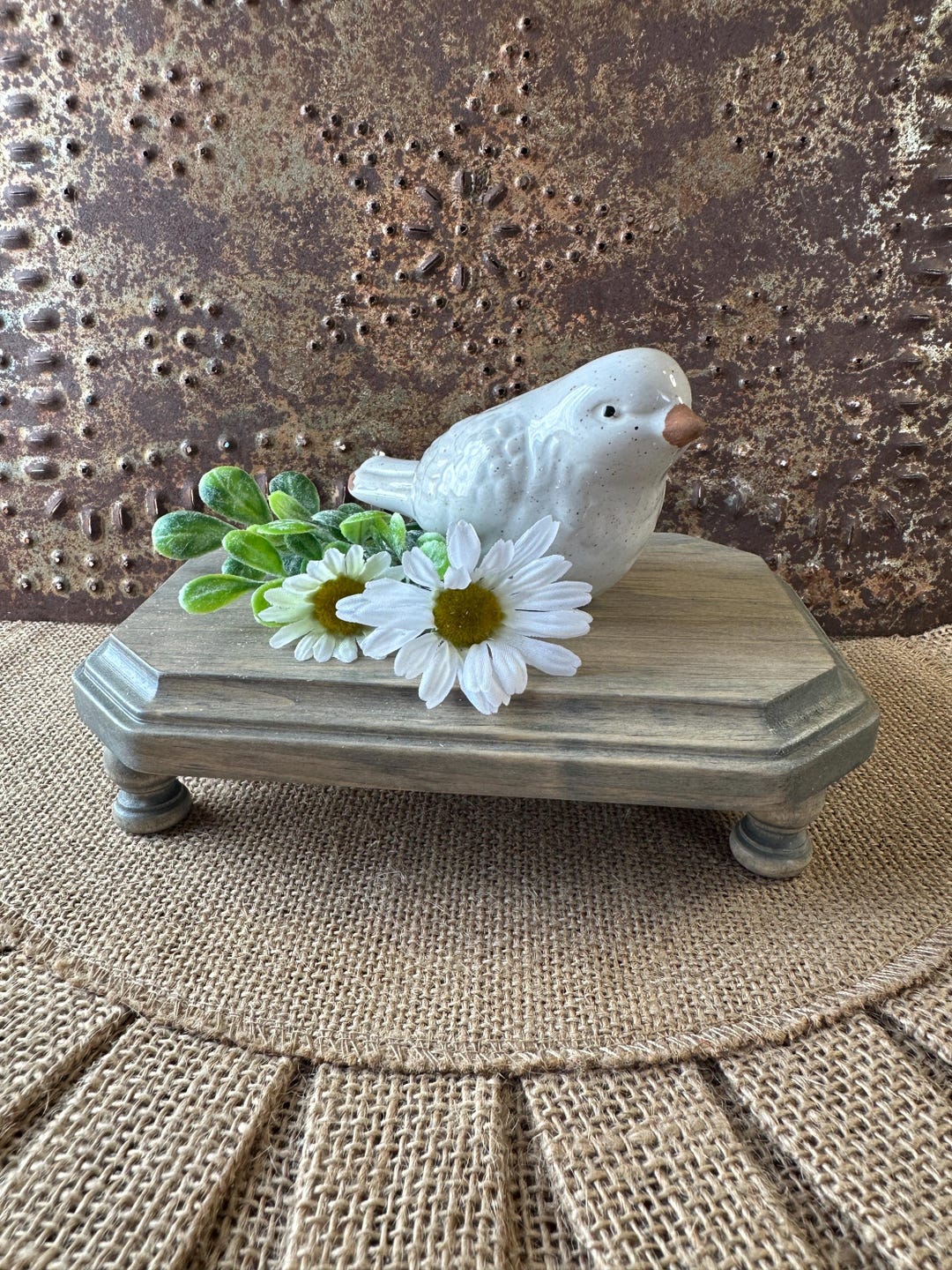 Rectangle Clipped Corner, 5x7, Riser, Wood Pedestal, Medium - Etsy