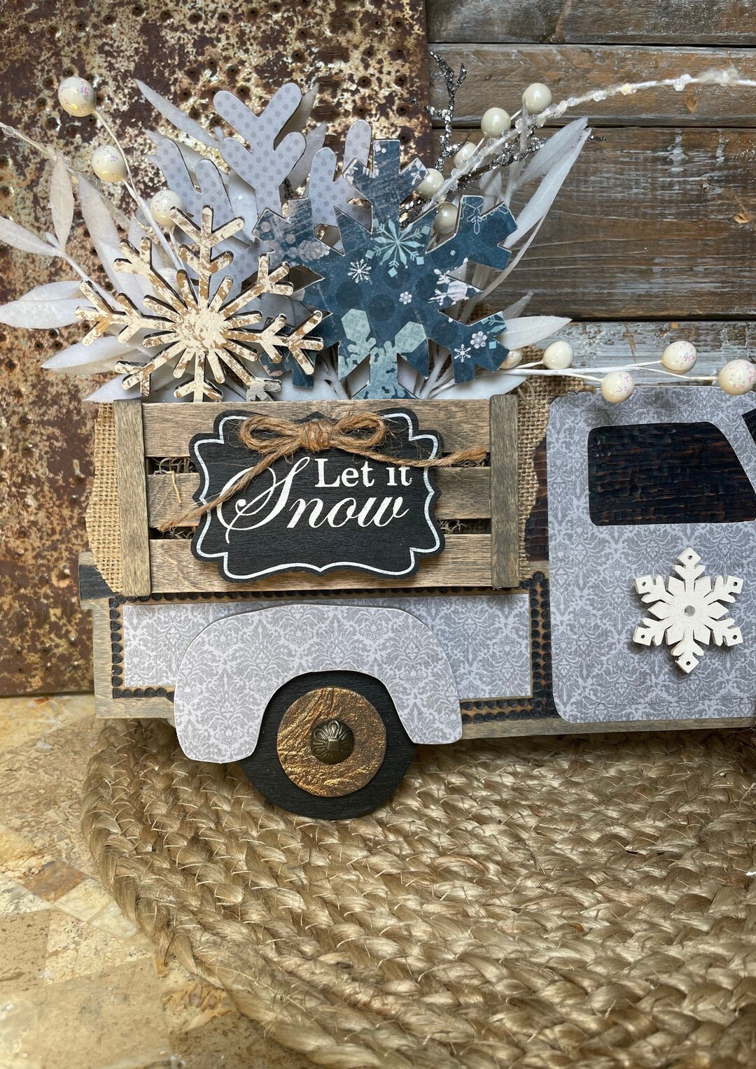 Winter Snow Bundle, Farm Truck Filler, House Stand Filler, Tiered Tray ...