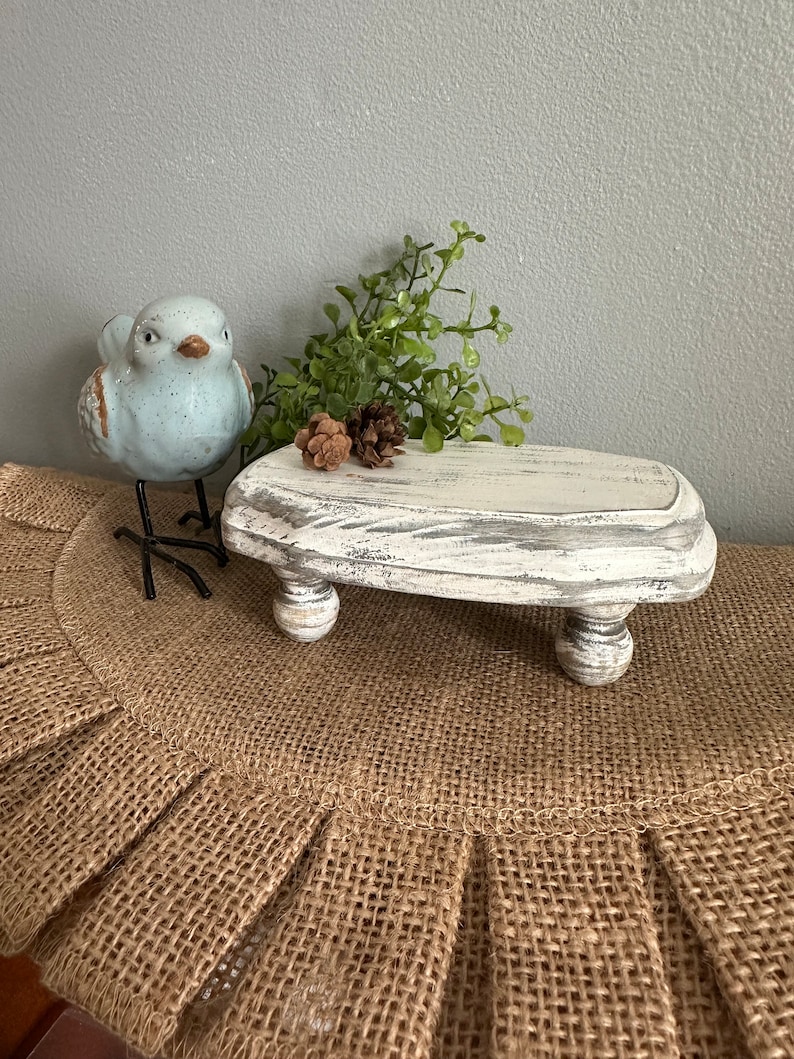 Mini Riser, 5x3, Tiered Tray Decor, Distressed, White, Gray, Walnut, - Etsy