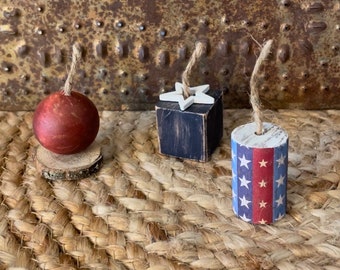 Firecracker Set, Red Starburst, Square Firework, Tray Decor, Memorial ...