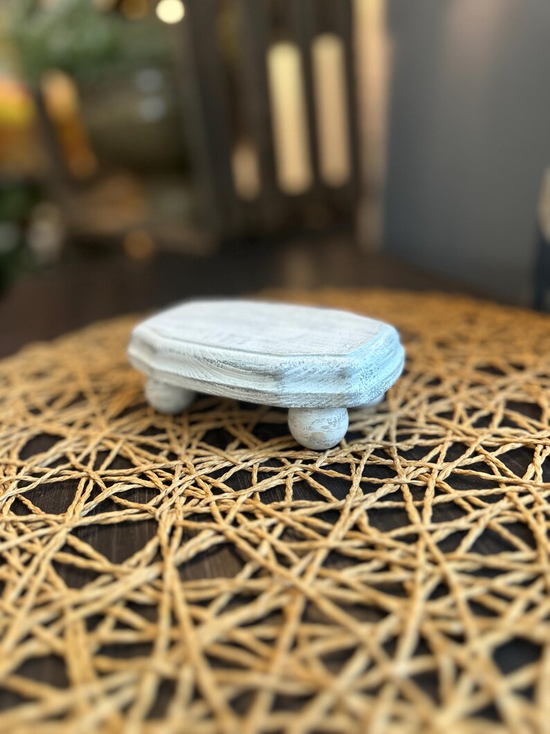 Mini Riser, 5x3, Tiered Tray Decor, Distressed, White, Gray, Walnut, - Etsy